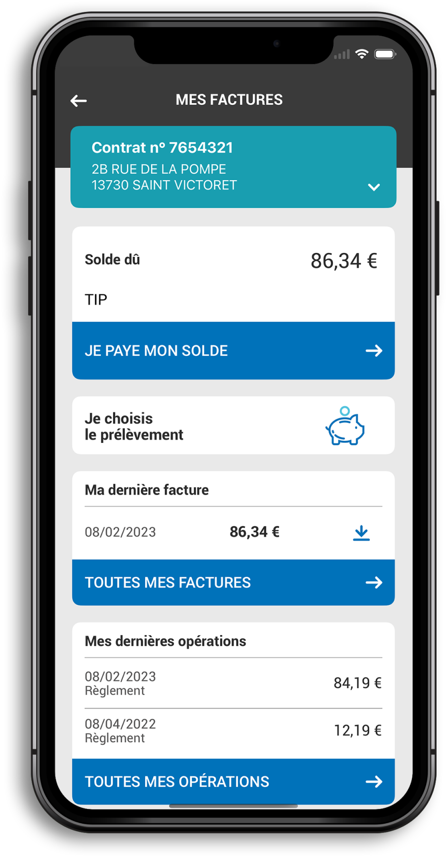 Mon eau SEMM, l'application mobile de Société Eau de Marseille Métropôle